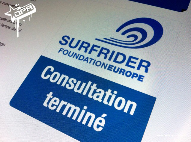 Vote for the new Surfrider logo... - GREG PENNE